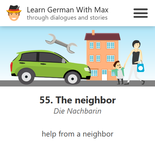 55. The neighbor / Learn German with Max